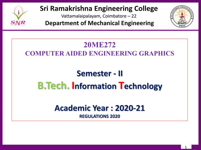 Introduction of ISO standards for technical engineering drawing | PPTX