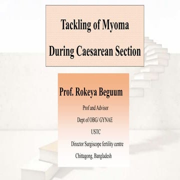 Caesarean Myomectomy Ppt Pptx