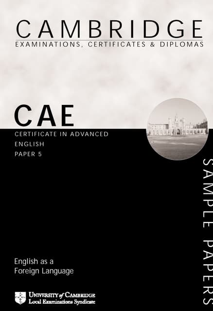 Pt3 speaking sample test examiner booklet | PDF