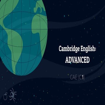 CAMBRIDGE ADVANCED TEST FORMAT FOR STUDENTS | PDF