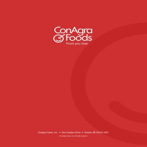 ConAgra Foods company information | PDF