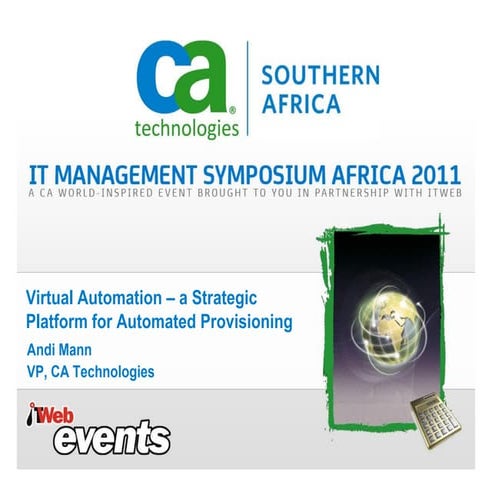 Virtual Automation, a Strategic Platform for Automated Provisioning | PPT