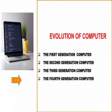evolution of computers and various types | PPTX
