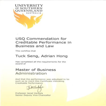 High Achiever Award | PDF