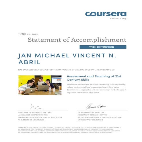 Coursera atc21s 2015 | PDF