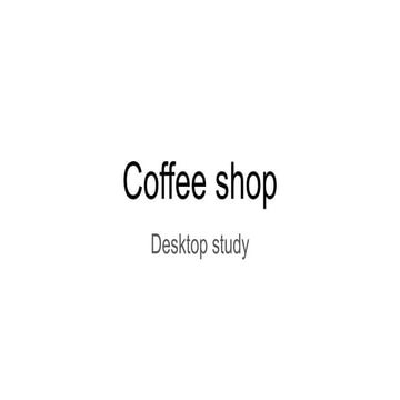 Cafe design - Case study - Architecture. | PDF
