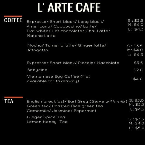 Cafe menu final | PDF