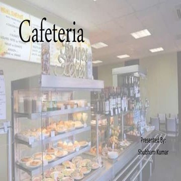 Cafeteria | PPTX