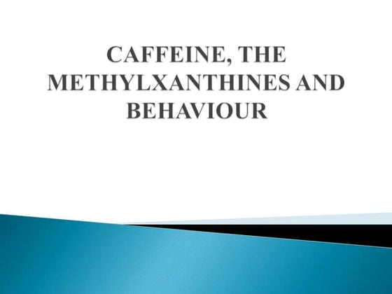 Caffeine and performance | PPT