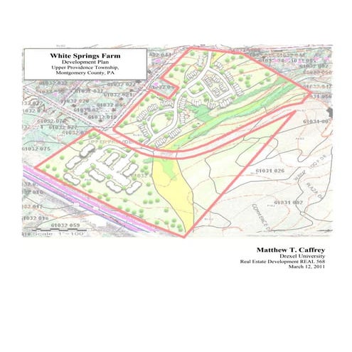 Caffrey White Springs Farm Development Plan | PDF