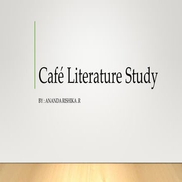 Café Literature Study.pptx