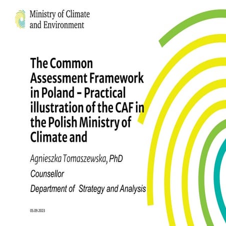 PPT - SIGMA-GIZ Academies - Topic 3 - CAF_Ministry of Climate and Environment Poland.pdf