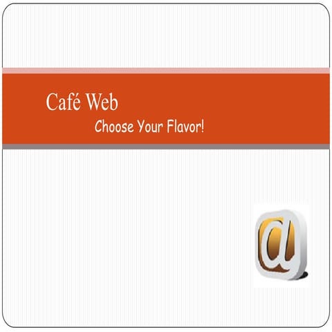 Café Web Website Design | PPTX