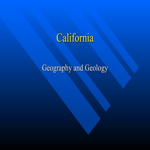 California Geography | PPT | Geography | Science