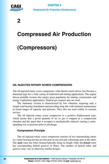 Rotary screw air compressor | PPTX