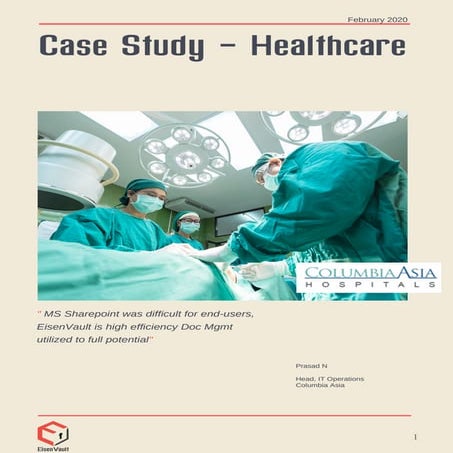 Healthcare Industry Case Study – Cloud Based Document Management | PDF