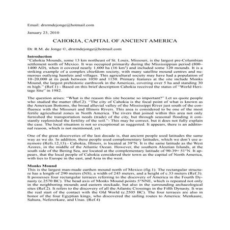 CAHOKIA, ILLINOIS | DOC