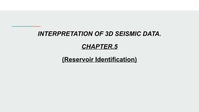 Direct hydrocarbon indicators (DHI) | PDF