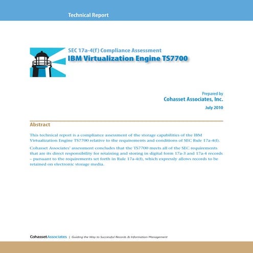 IBM Virtualization Engine TS7700 | PDF