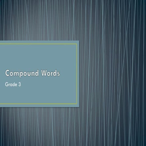 edtech2.compoundwords | PDF