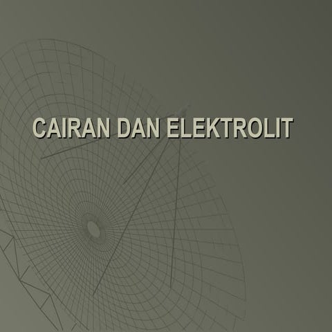 Proses perubahan keseimbangan cairan elektrolit dan asam basa | DOC