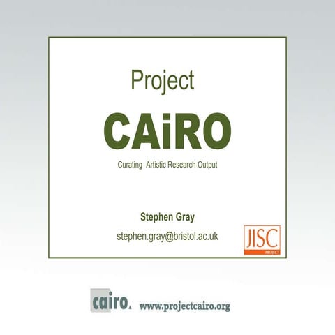 Project CAiRO Overview | PPT