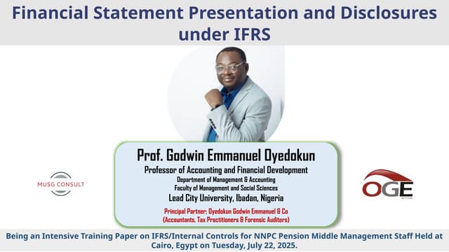 IAS-1: Presentation of Financial Statements | PPTX