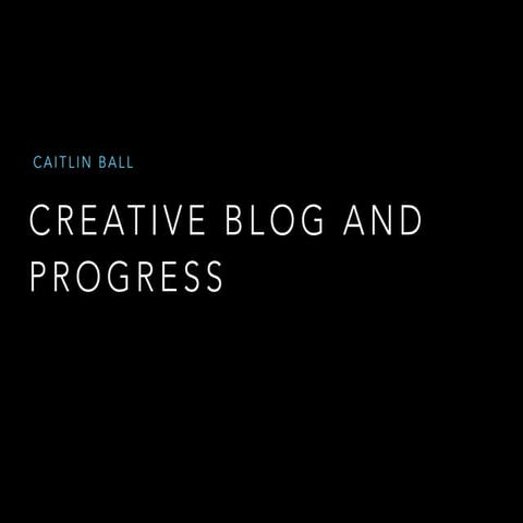 Caitlin Ball's Creative Platforms presentation | PPT