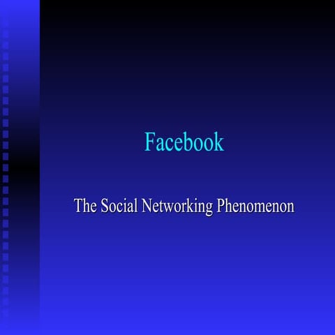 Facebook Powerpoint