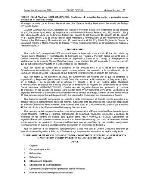 NORMA Oficial Mexicana NOM-025-STPS-2008, Condiciones de iluminación en ...