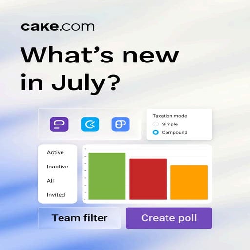 CAKE.com Suite | July 2025 Product Updates | PDF