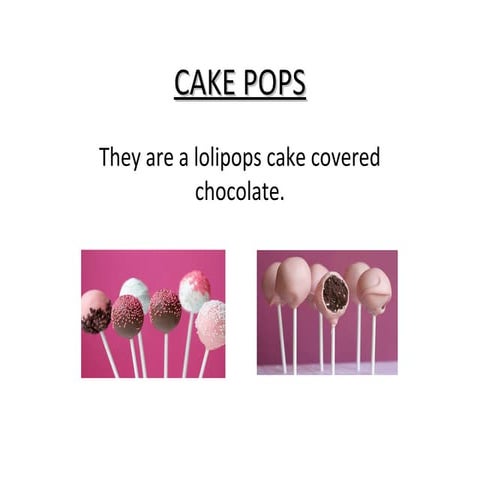 Cake Pops - Daniela | PPT
