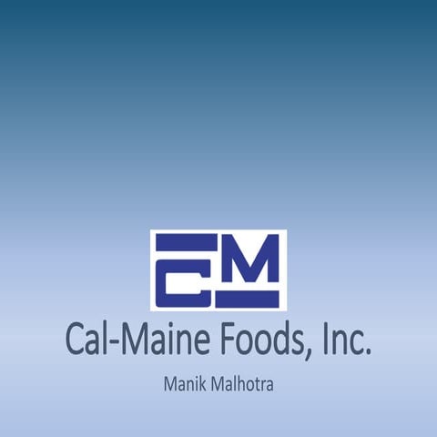 Cal-Maine Foods Analysis | PDF