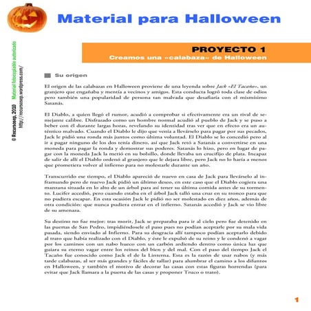 Calabazas Halloween | PDF
