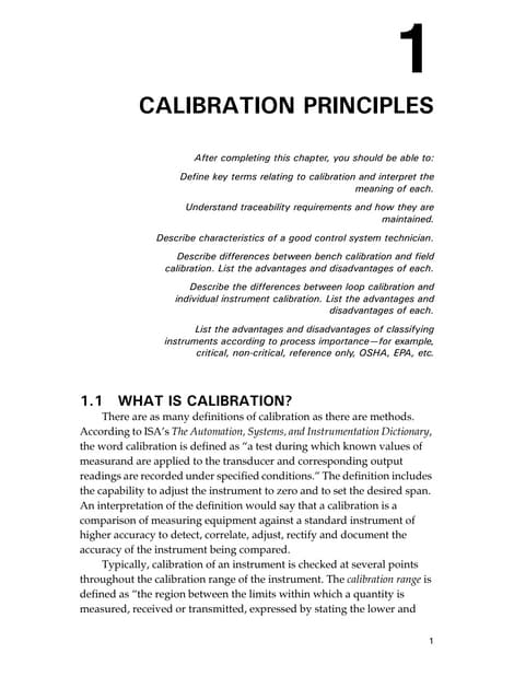 Calibration of Instruments | PPTX | Science