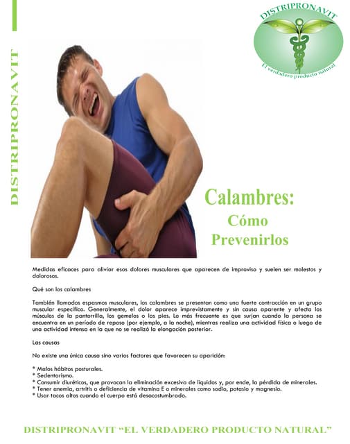 Calambres | PPTX | Physical Therapy | Wellness