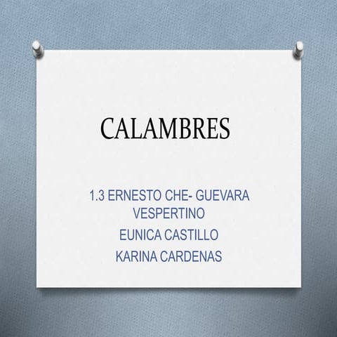 Calambres musculares- Espasmos musculares | PPTX