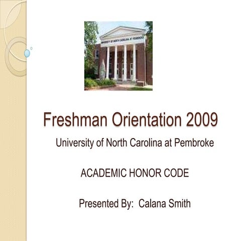 New Student Orientation | PPTX