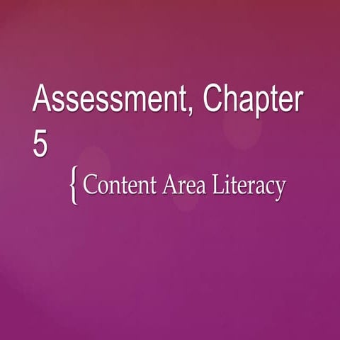 CAL, assessment | PPTX