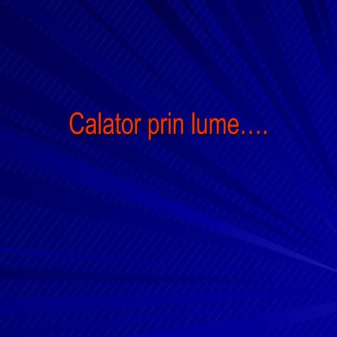 Calator Prin Lume | PPS