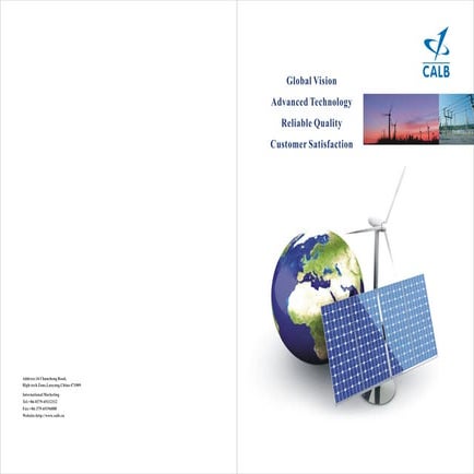 Calb battery energy storage system | PDF