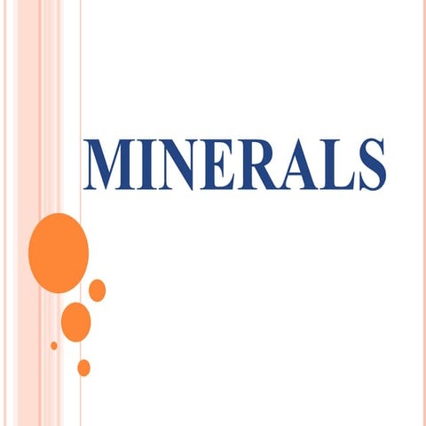 EASY WAY TO READ ABOUT MINERALS CALCIUM. | PPT