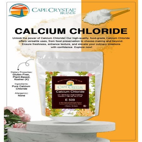 Calcium Chloride Benefits The Role of Calcium in Food Production and ...