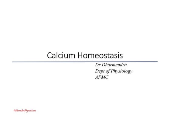 Calcium & phosphorus balance | PPT
