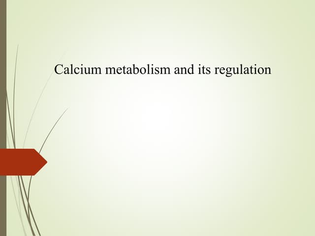 Calcium | PPT