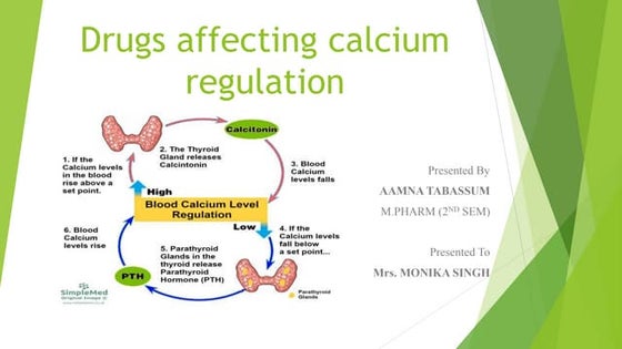 Lecture pharmacology of calcium metabolism | PPT