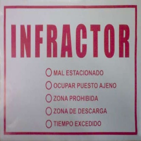 Calcomanias para infractor | PDF