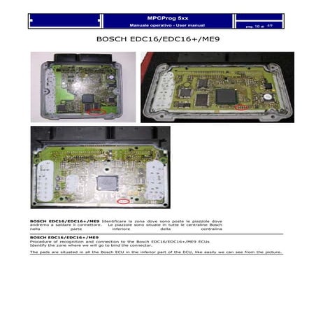 Calculador citroen bosh, edc16 manual-bdm | PDF