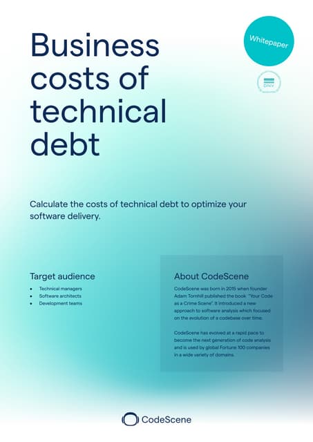 Technical Debt a detail oriented approach.pptx | Stocks and Bonds ...