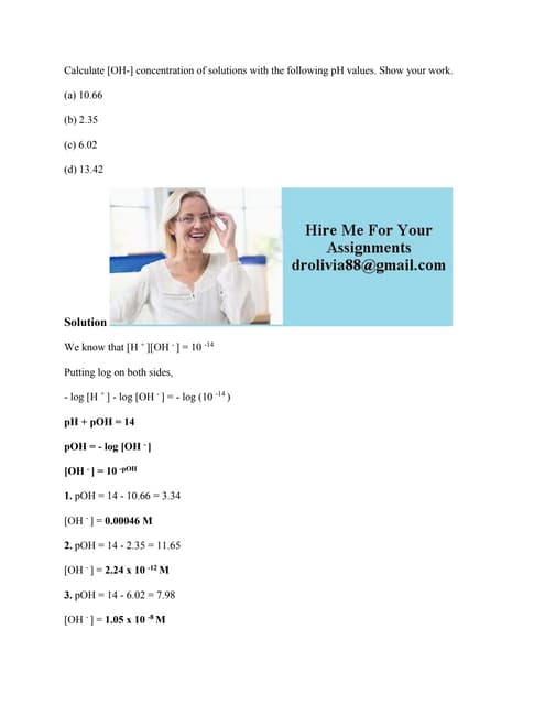 Calculate the cell potential (Ecell for the following lead concentrati.docx